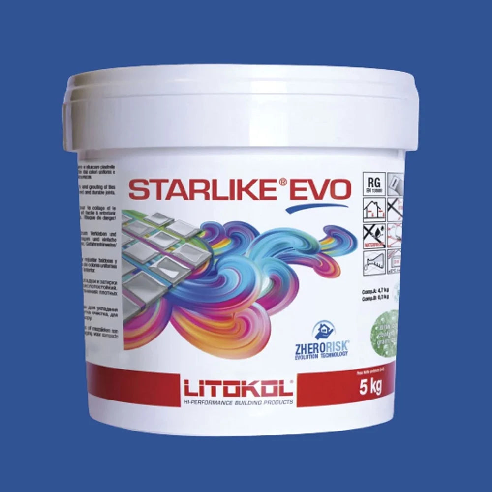 Starlike Voegmiddel 2 Componenten Epoxy 2,5 KG Evo 350 Blu zaffiro