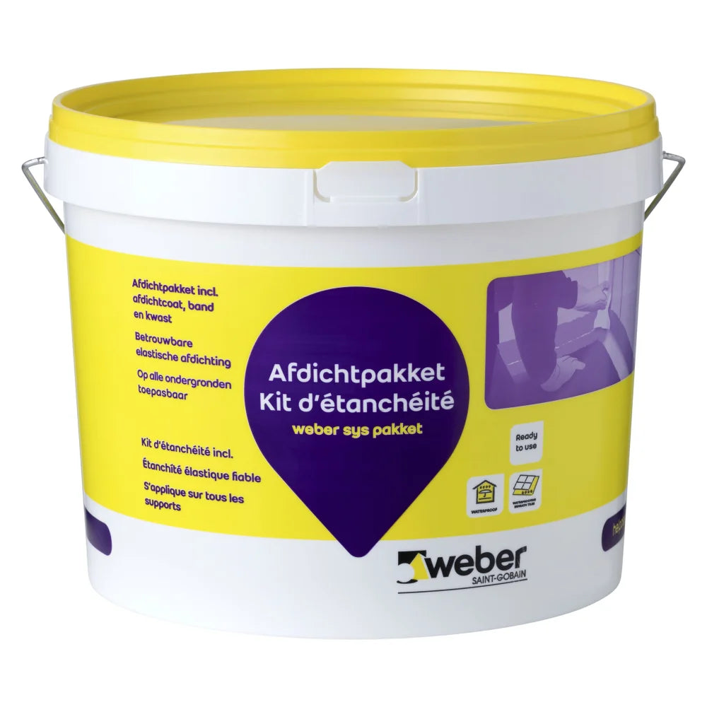 Weber | Waterproofing package | Sys package | With bilge strap | 4.5KG ...